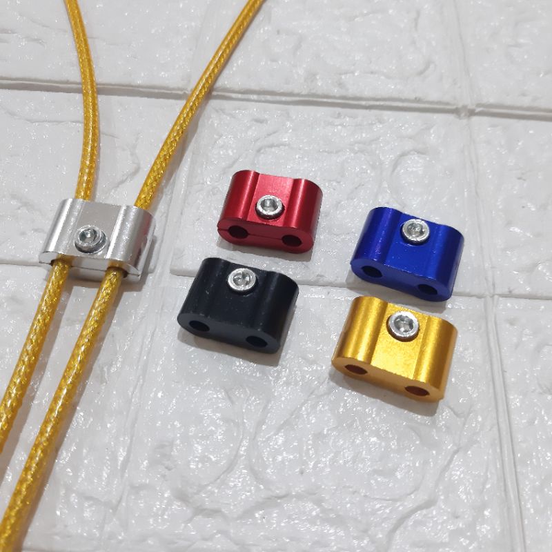 Jual KLEMAN KABEL GAS MODEL AKTIF BREKET KLEMAN KABEL GAS DOUBLE CNC ...