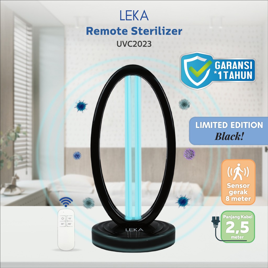 Jual LEKA UVC2023 Room Sterilizer - UV Ozon Sterilisasi Ruangan Kantor | Shopee Indonesia