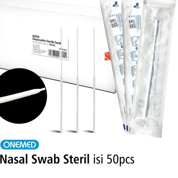 Jual Terbaru -Oral Swab Steril / Flocked Swab Oro Onemed Box Isi 50 Pcs ...