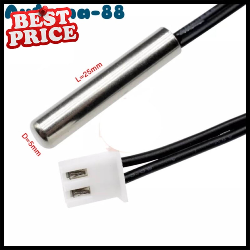 Jual Kabel Sensor Suhu STC 1000 3M 3 Meter Temperature Probe STC1000 ...