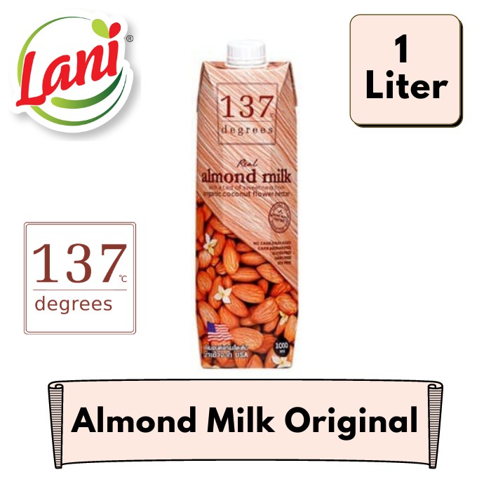 Jual 137 Degrees Almond Milk Original 1L | Shopee Indonesia