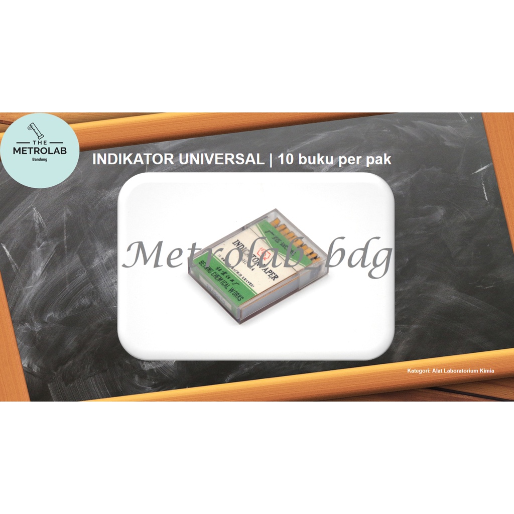 Jual Indikator Universal | Kertas pH | 1 pak isi 10 buku | Shopee Indonesia
