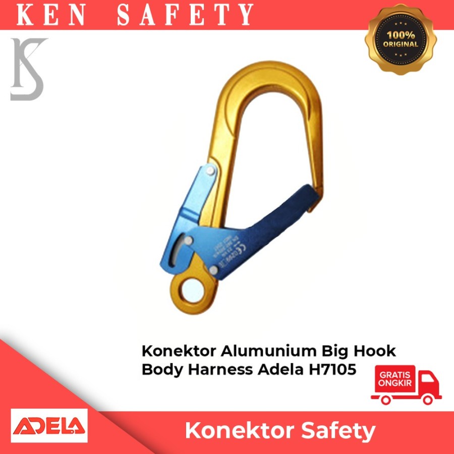 Jual Konektor Alumunium Adela - Big Hook Body Harness H7105 ...
