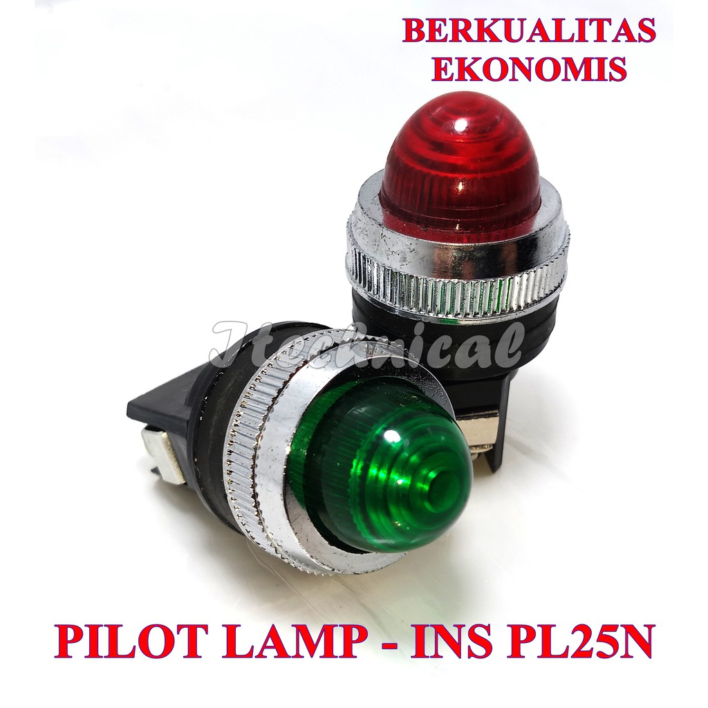 Jual PILOT LAMP NEON INS PL25N / INDICATOR LAMP INS 25MM | Shopee Indonesia