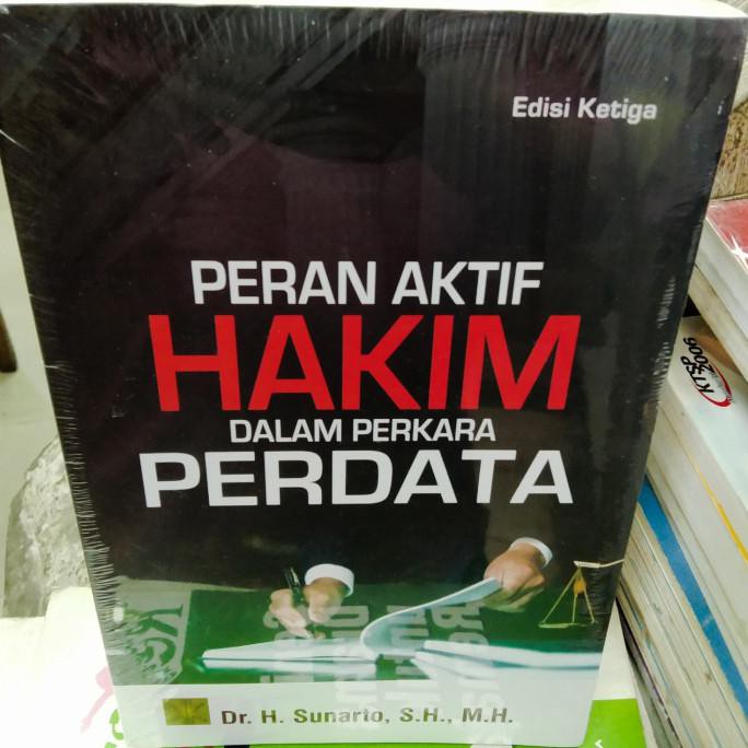 Jual New Product / Peran Aktif Hakim Dalam Perkara Perdata Dr H Sunarto ...
