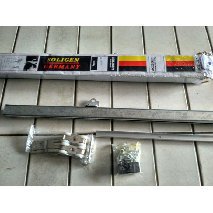 Jual Rel Pintu Geser Gantung Sliding Aluminium Kayu Soligen J5 240cm ...
