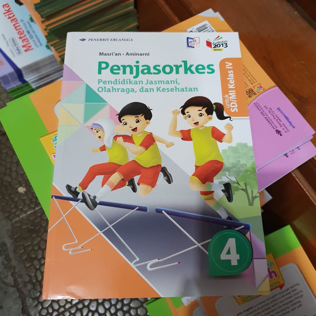 Jual PENJASORKES KELAS 4 SD ERLANGGA KUR 2013 NEW PENJAS KELAS 4 SD K13 ...