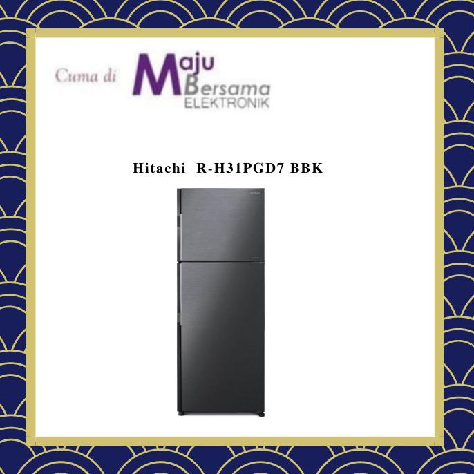 Jual Kulkas 2 pintu Inverter Hitachi tipe R-H31PGD7 BBK (Brilliant ...