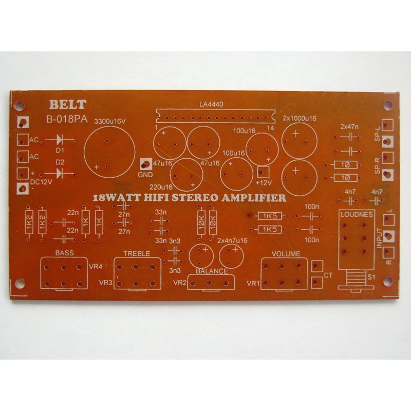 Jual PCB 18 Watt Hi Fi Stereo Amplifier B-018PA BELT | Shopee Indonesia