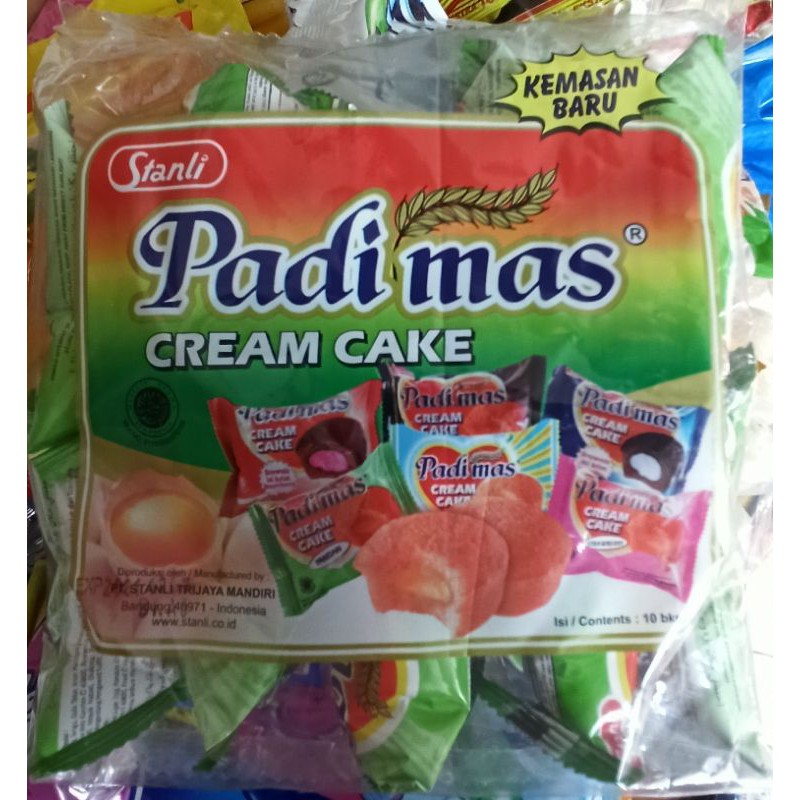 Jual Padimas Padi Mas Cream Cake Isi 10 Pcs | Shopee Indonesia