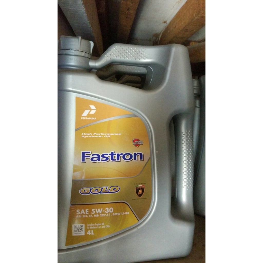 Jual Oli Asli Pertamina Fastron Gold 5W-30 API SN/CF kemasan Gallon ...