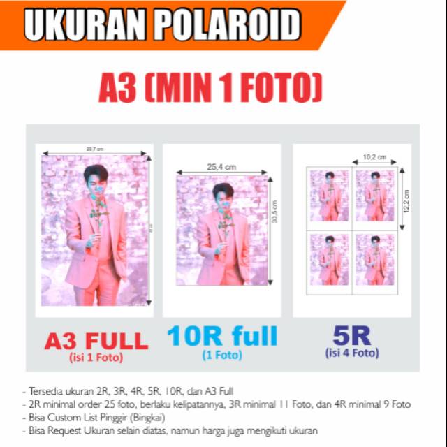 Jual Foto Ukuran 5R, 10R Dan A3 Full | Shopee Indonesia