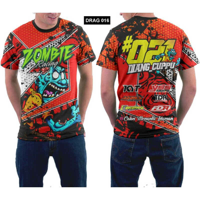 Jual JERSEY DRAG/RACING CUSTOM | Shopee Indonesia