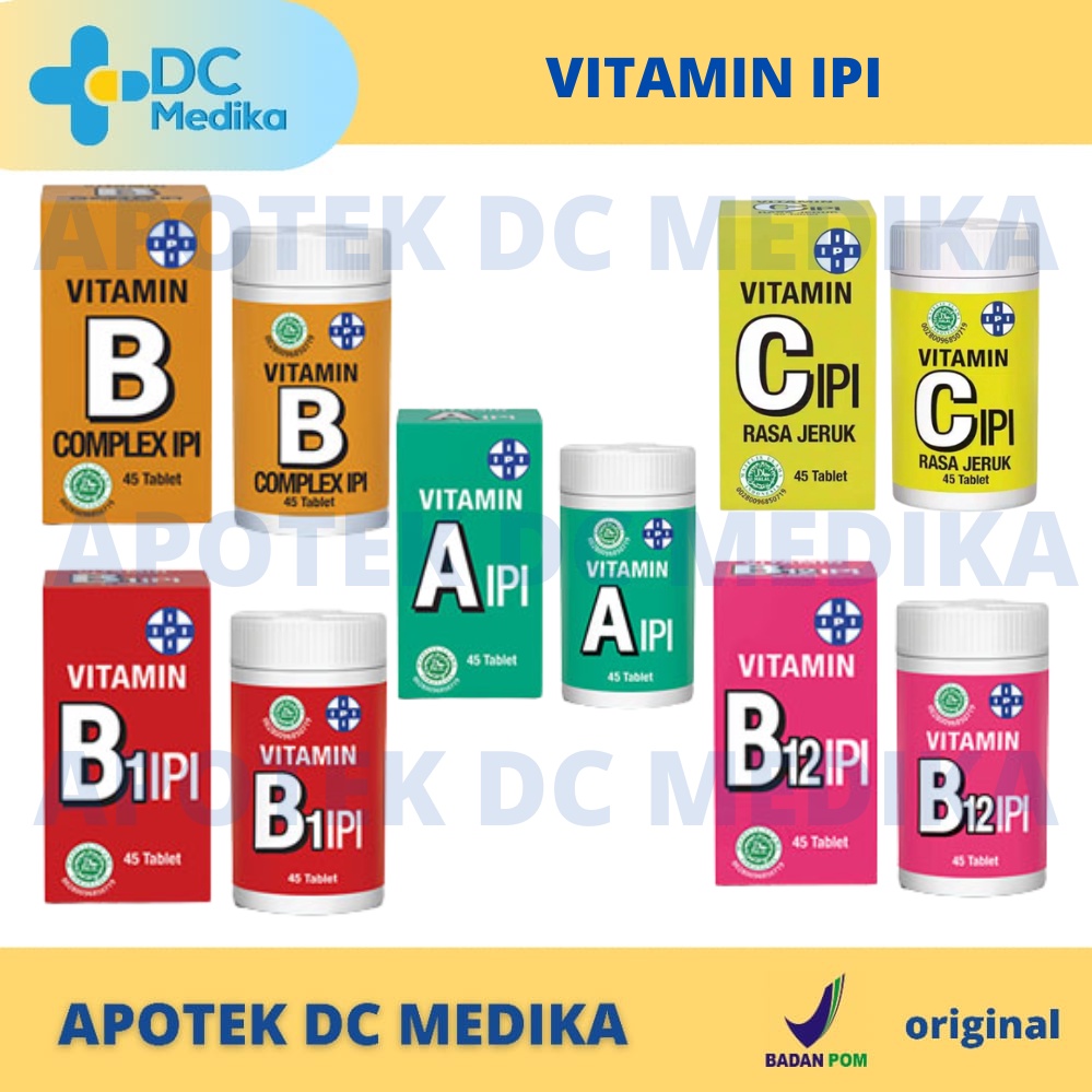 Jual Vitamin Ipi tablet / Vitamin C / Vitamin B1 / Vitamin B12 ... Jual Vitamin Ipi tablet / Vitamin C / Vitamin B1 / Vitamin B12 ...