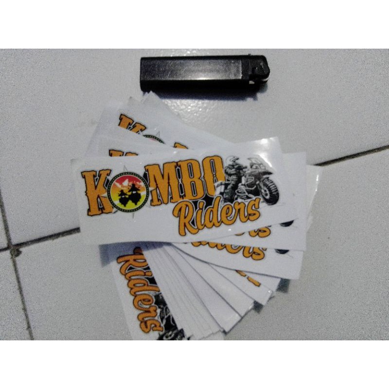 Jual sticker vinil cutting laminasi kombo riders | Shopee Indonesia
