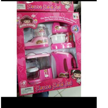 Jual Mainan blender set household masakan anak family appliance | Shopee Indonesia