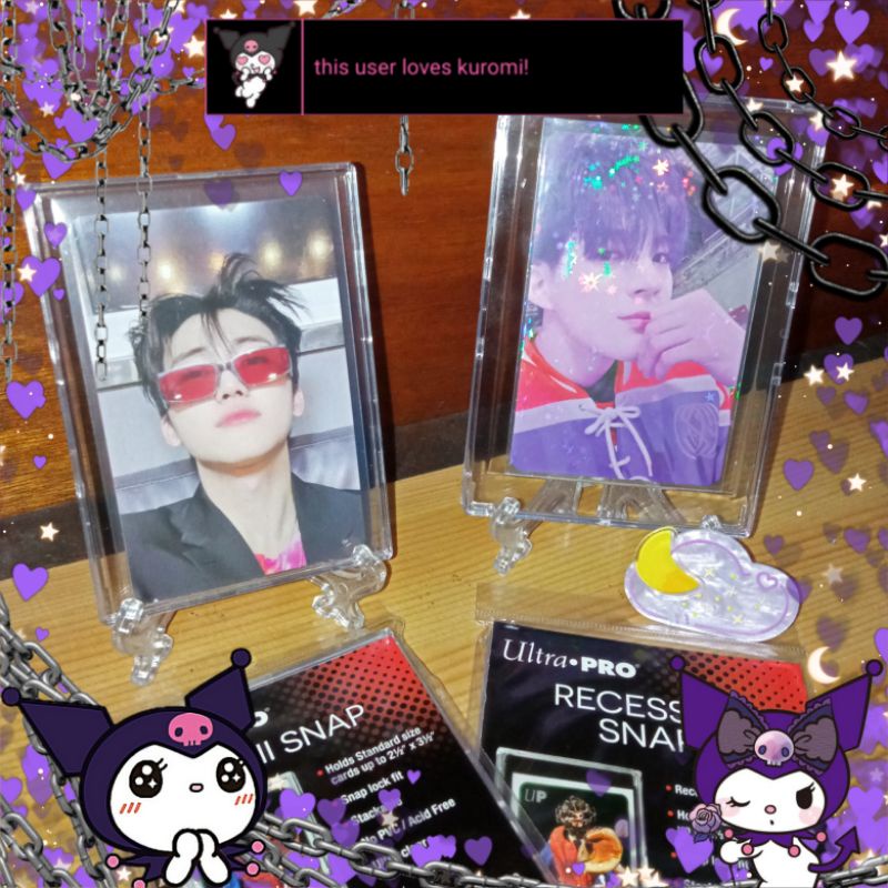 Jual photocard holder acrylic ultra pro (mini snap & recessed snap ...