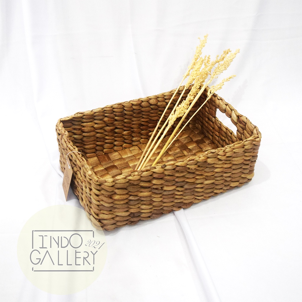 Jual BASKET ANYAM FULL ENCENG - KERANJANG ANYAM ENCENG | Shopee Indonesia
