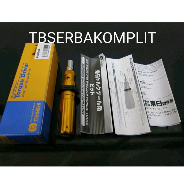 Jual Tohnichi RTD60CN Adjustable Torque Screwdriver Range 10-60cN.m ...