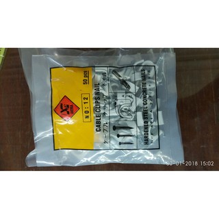 Jual Paku Clamp / Paku Klem / klem Kabel per Pack | Shopee Indonesia