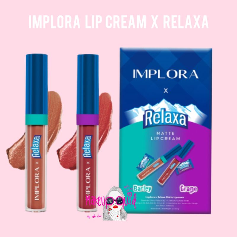 Jual Implora x Relaxa / Implora Lip cream x Relaxa / Implora relaxa ...