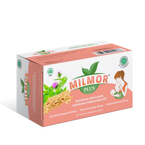 Jual Milmor Plus Pelancar ASI / Ibu Menyusui / Melancarkan ASI ...