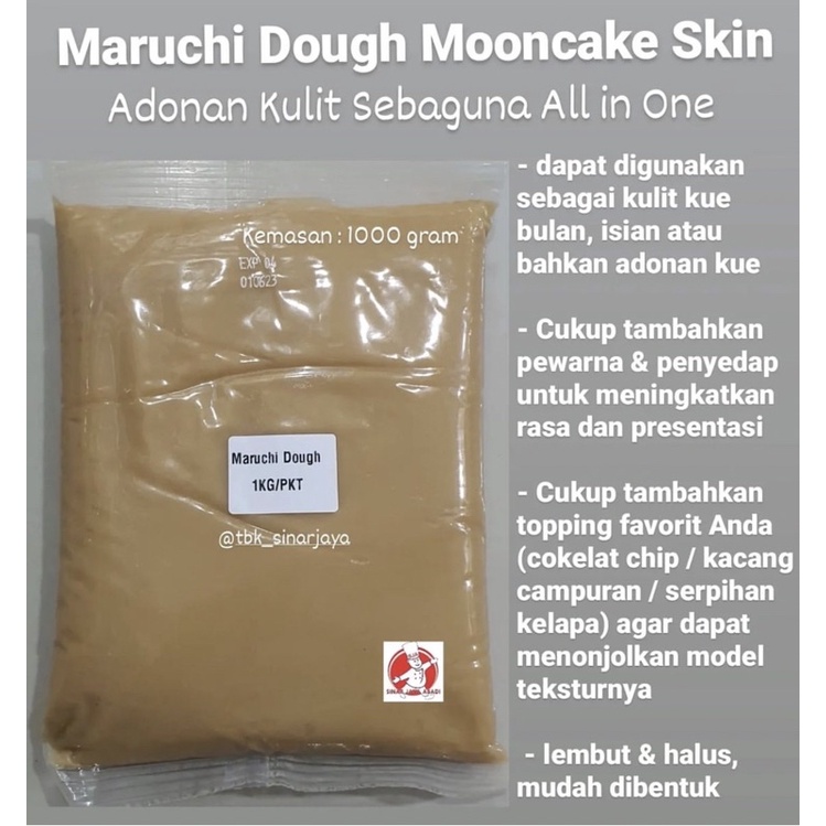 Jual Maruchi Dough Mooncake Skin (1000gram) |MADE IN MALAYSIA| | Shopee ...