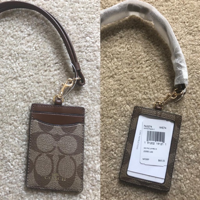 Jual Coach Lanyard Original Authentic New/Baru - Name Tag Coach ...