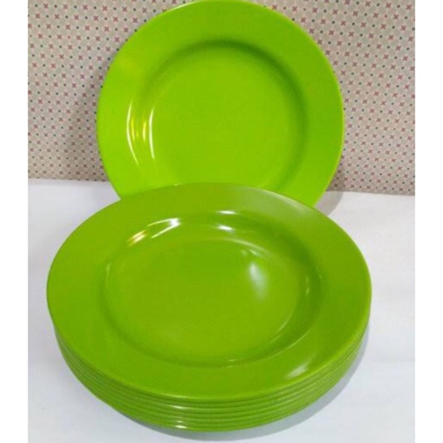 Jual Piring Ceper Polos Warna Melamine 6" 6inch Vanda / Piring Polos ...