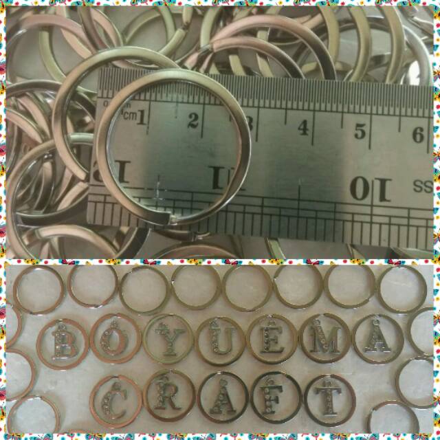 Jual Ring gepeng, uk. 2,8cm ( 12pcs) | Shopee Indonesia