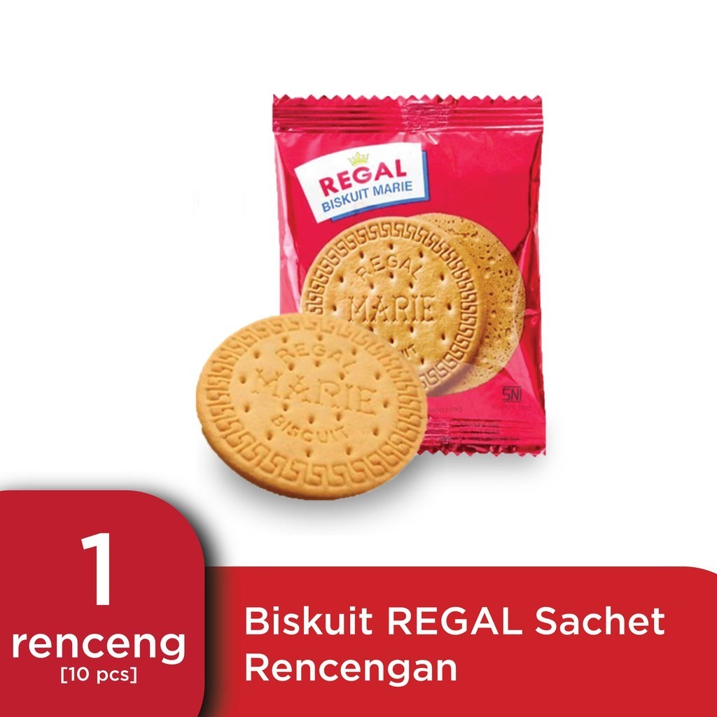 Jual RCG - Regal Biskuit Marie 12g isi 10pcs | Shopee Indonesia