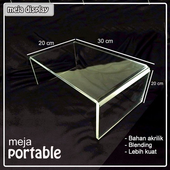 Jual Meja Akrilik Bisa Custom - Meja Pajangan Akrilik Tekuk U Uk ...