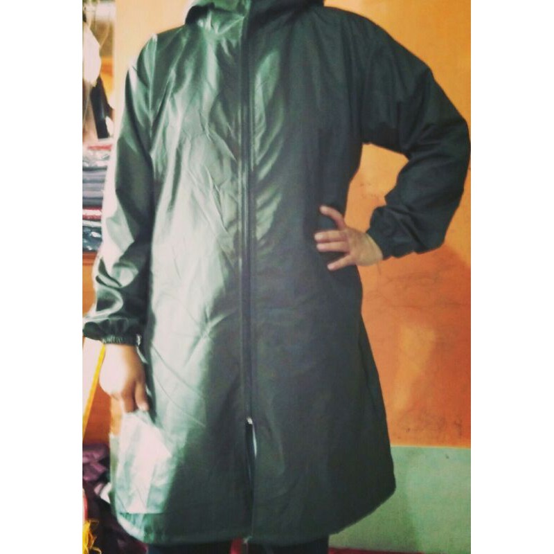 Jual APD waterproof Jaket Parasut Resleting baju apd gown non medis ...