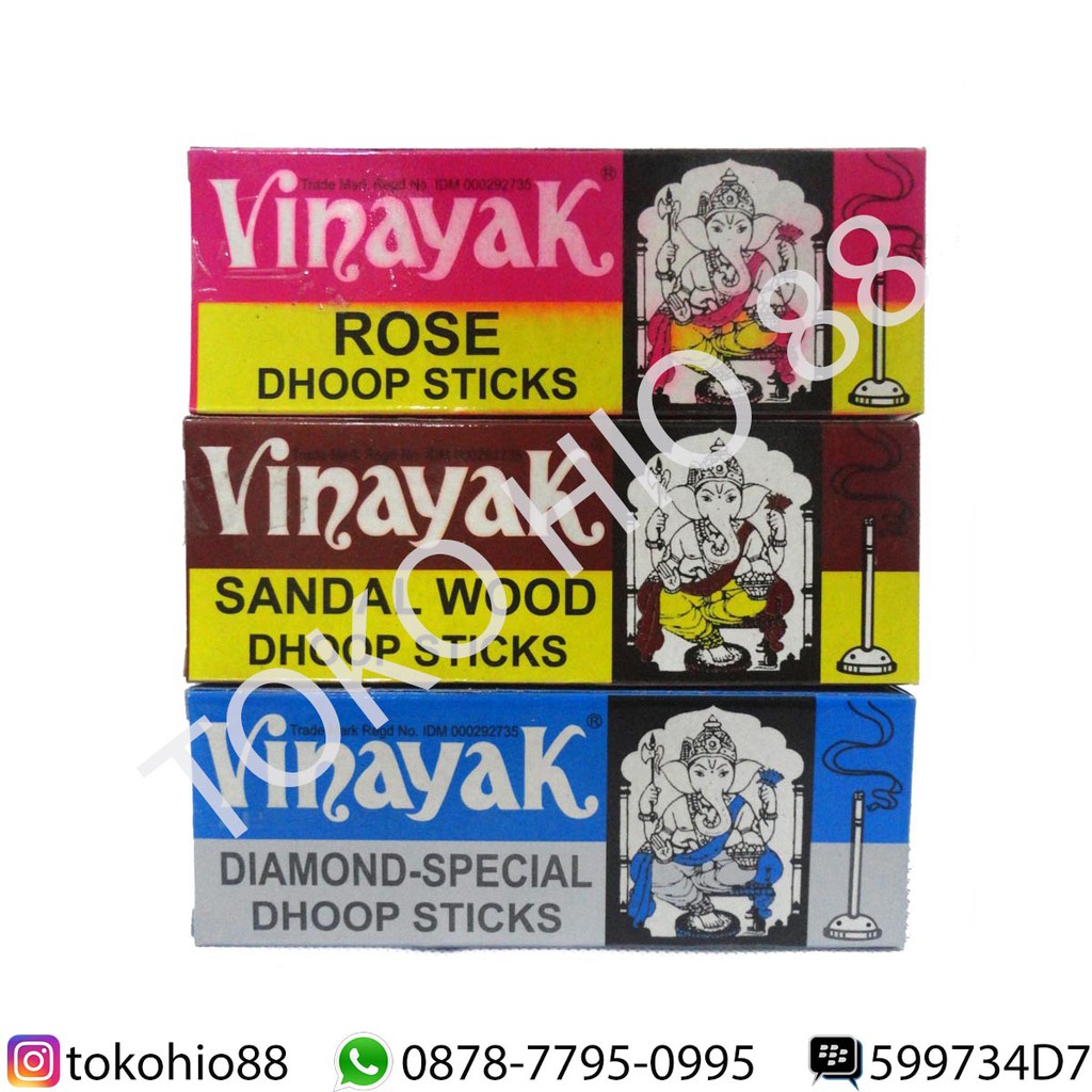 Jual Hio / Dupa India Wangi Merk Vinayak Dhoop Sticks | Shopee Indonesia