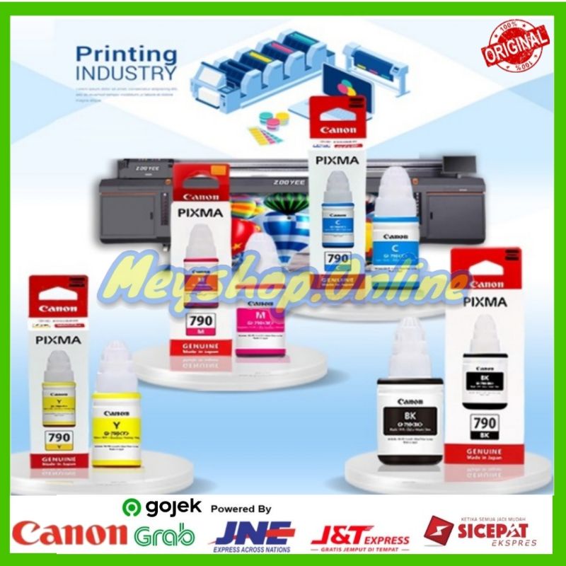 Jual Paket 1 Set Tinta Canon Pixma 790 G1010 G2020 G3030 G1000 | Shopee ...