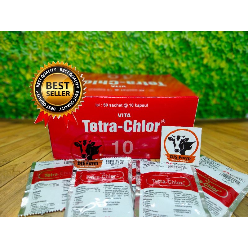Jual Vita Tetrachlor 10 Kapsul Tetra Chlor Medion Obat Antibiotik Pilek ...