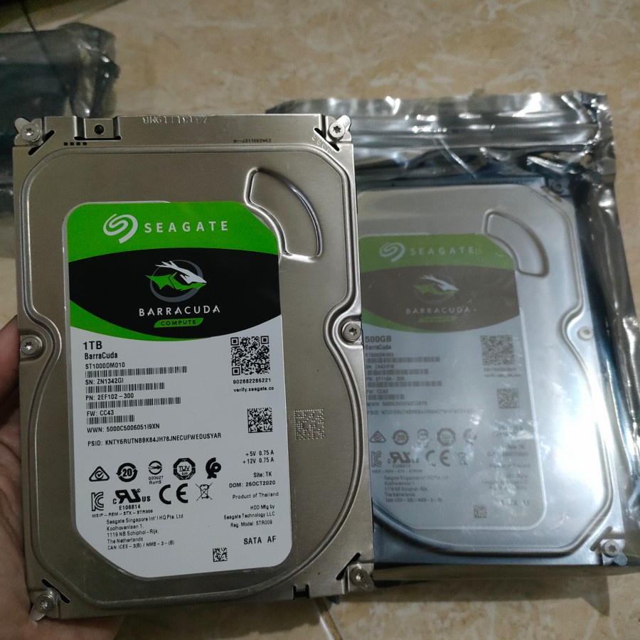 Jual Hdd 1 tera Hard Disk seagate 1 TB Internal PC Komputer Simpan data ...