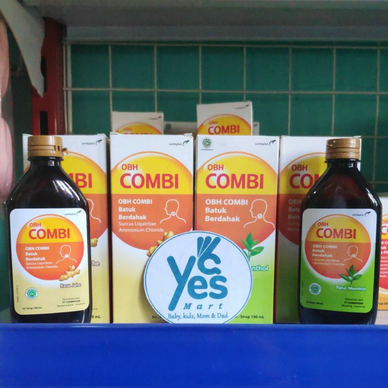 Jual OBH Combi Obat Batuk Berdahak 100 ml Botol Anak 6+ tahun Dewasa ...