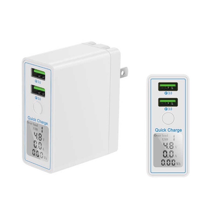 Jual Fast Charge 3.0 Smart Charger With Led Display 36W - Original ...