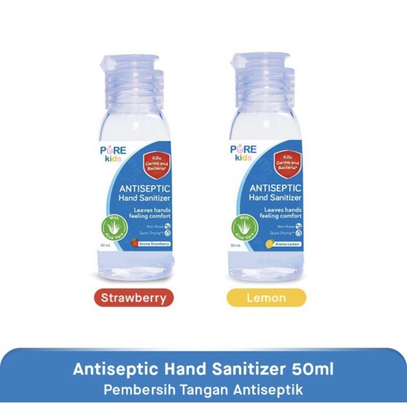 Jual Pure kids antiseptic hand sanitizer 50 ml ( antiseptik kuman ...