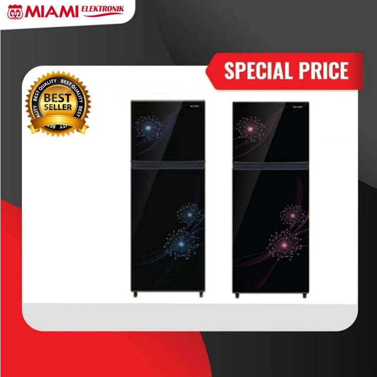 Jual Lemari Es Sharp 2 Pintu SJ237MG / Kulkas Sharp SJ237MGDP / Sharp ...