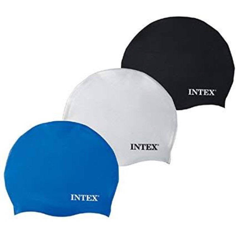 Jual Intex Topi Renang Silicon Swim Cap 55992 | Shopee Indonesia