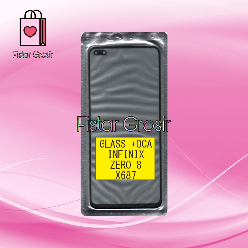 Jual GLASS +OCA ( INFINIX ZERO 8 / X687 ) PLUS OCA KACA TOUCHSCREEN LCD LAYAR SENTUH | Shopee ...