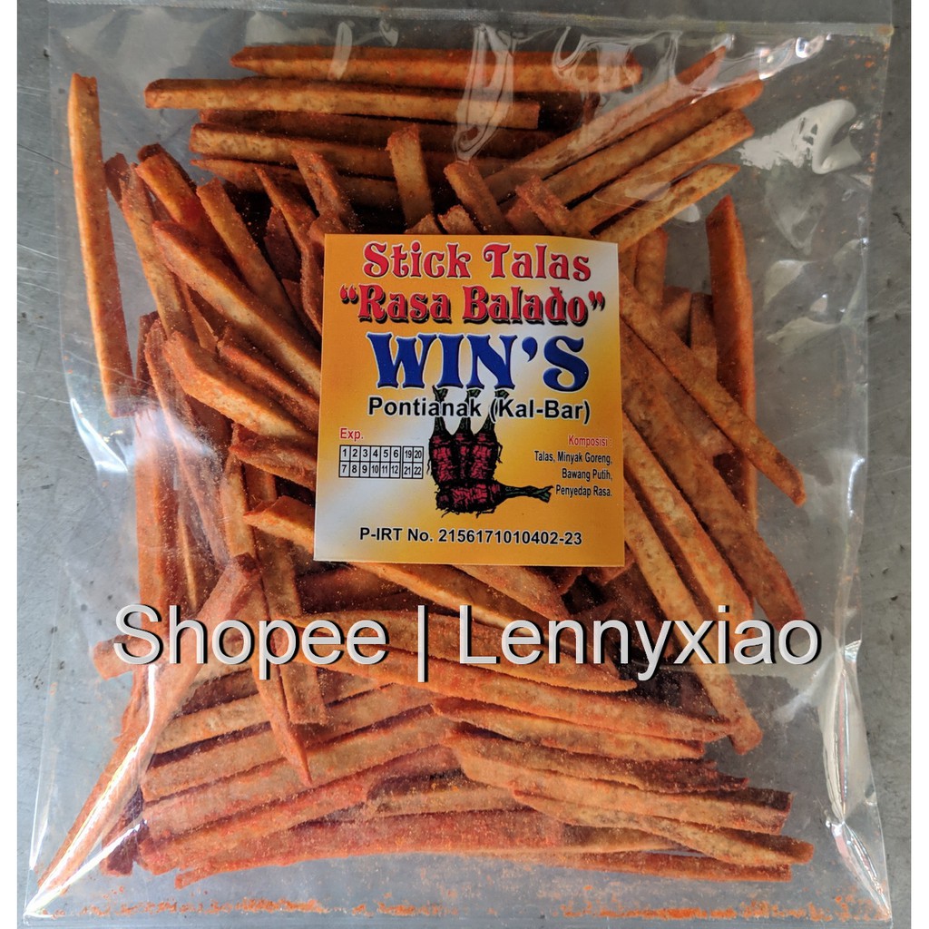 Jual BARU - Snack Talas Win Stick Besar Khas Pontianak (Tersedia 2 ...