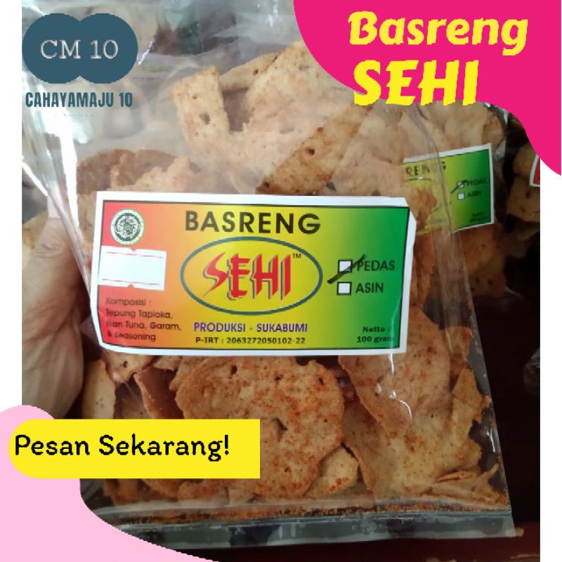 Jual Basreng Sehi - Baso Goreng - Keripik Basreng Pedas dan Asin 100gr | Shopee Indonesia