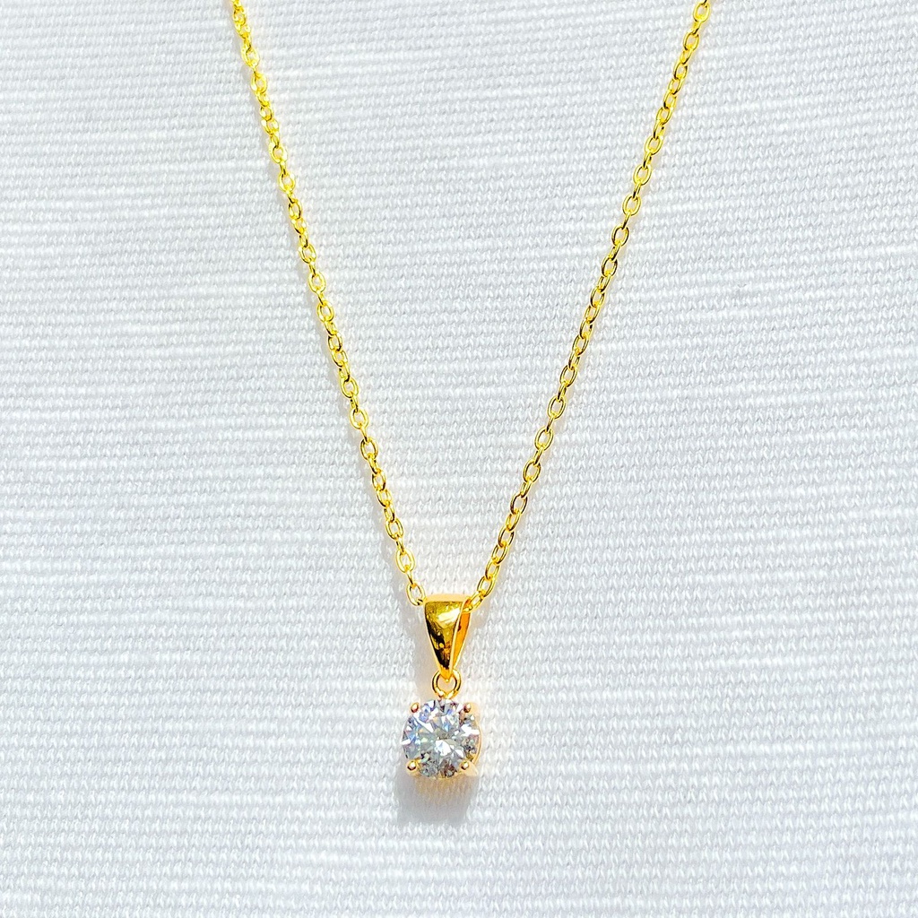 Jual Kalung liontin anak dan dewasa emas asli solitaire kadar 700 70% ...