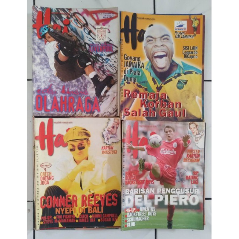 Jual Majalah Hai Lawas tahun 90an, Kapten, Java Jive, Suede, Alanis Morissette | Shopee Indonesia