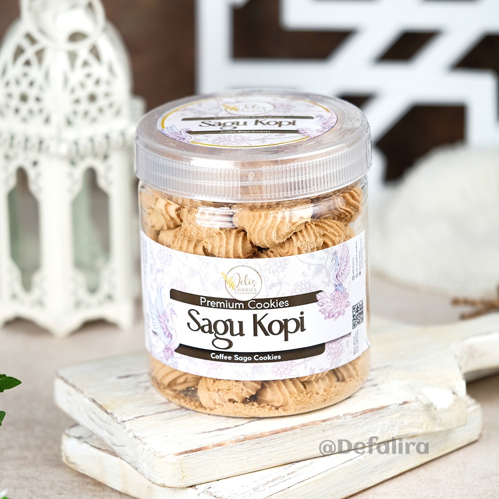 Jual Kue Sagu Kopi Toples 200 gr | by Defalira | Shopee Indonesia