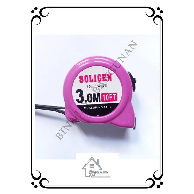 Jual Meteran Bangunan Soligen / Meteran Tukang Roll Soligen 3m 5m 7.5m ...