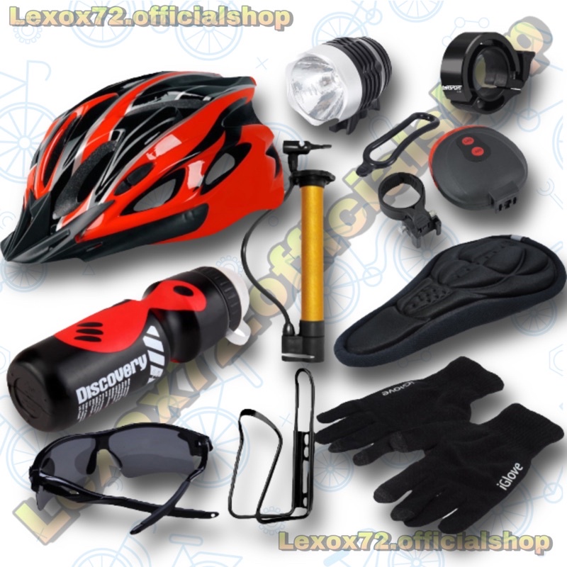 Jual Paket Bersepeda lengkap _ Helm Sepeda MTB original taffsport ...